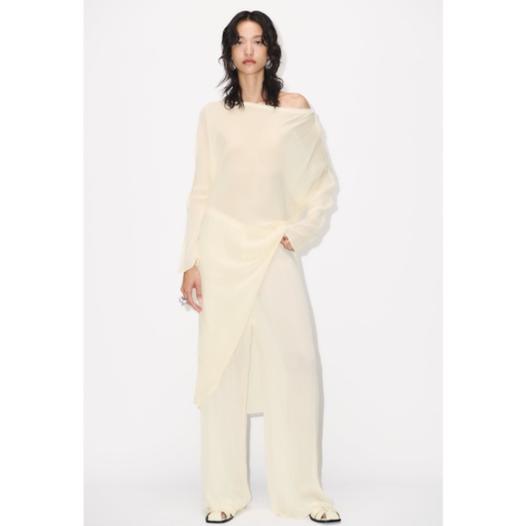 Zara | Tops | Zara Studio Asymmetric Tunic Limited Edition | Poshmark